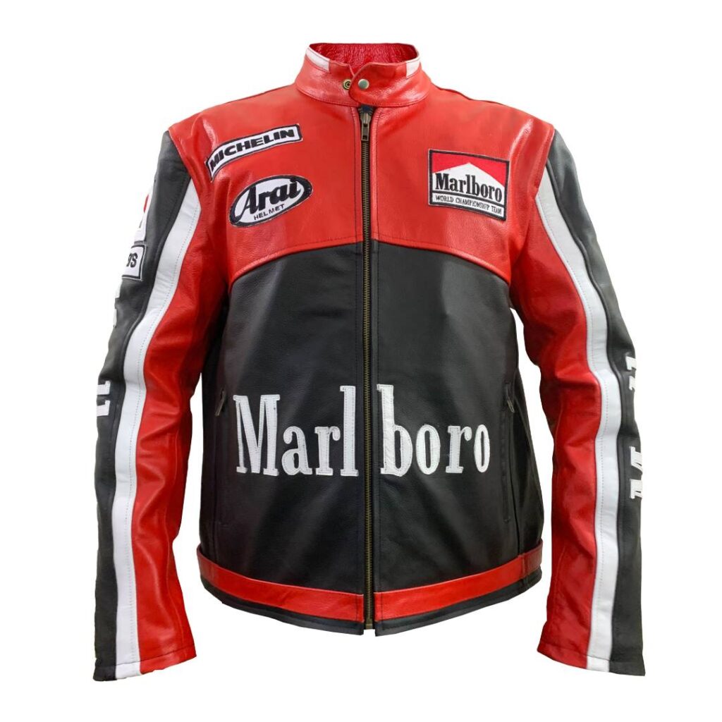 Vintage Marlboro Leather Jacket | Aviator Coats