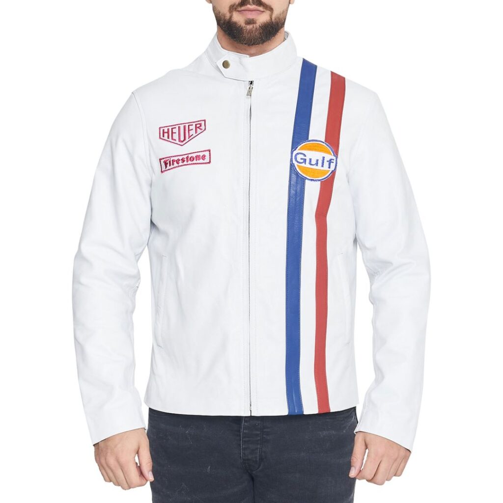Gulf Racing Leather Jacket | Aviator Coats