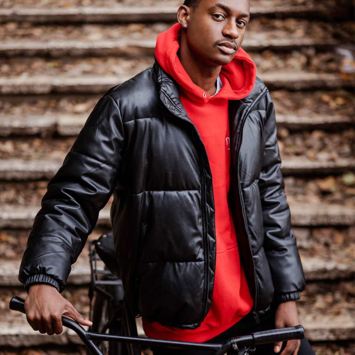 Men’s Leather Puffer Jackets | Aviator